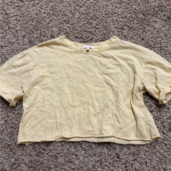 GB girls | Shirts & Tops | Yellow Crop Top Kids Xl | Poshmark